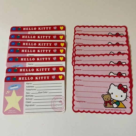 Sanrio | Accessories | Vintage Sanrio 976 1996 Hello Kitty Friendship ...